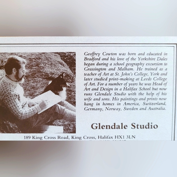 Art | Signed Geoffrey Cowton Signed Print | Poshmark